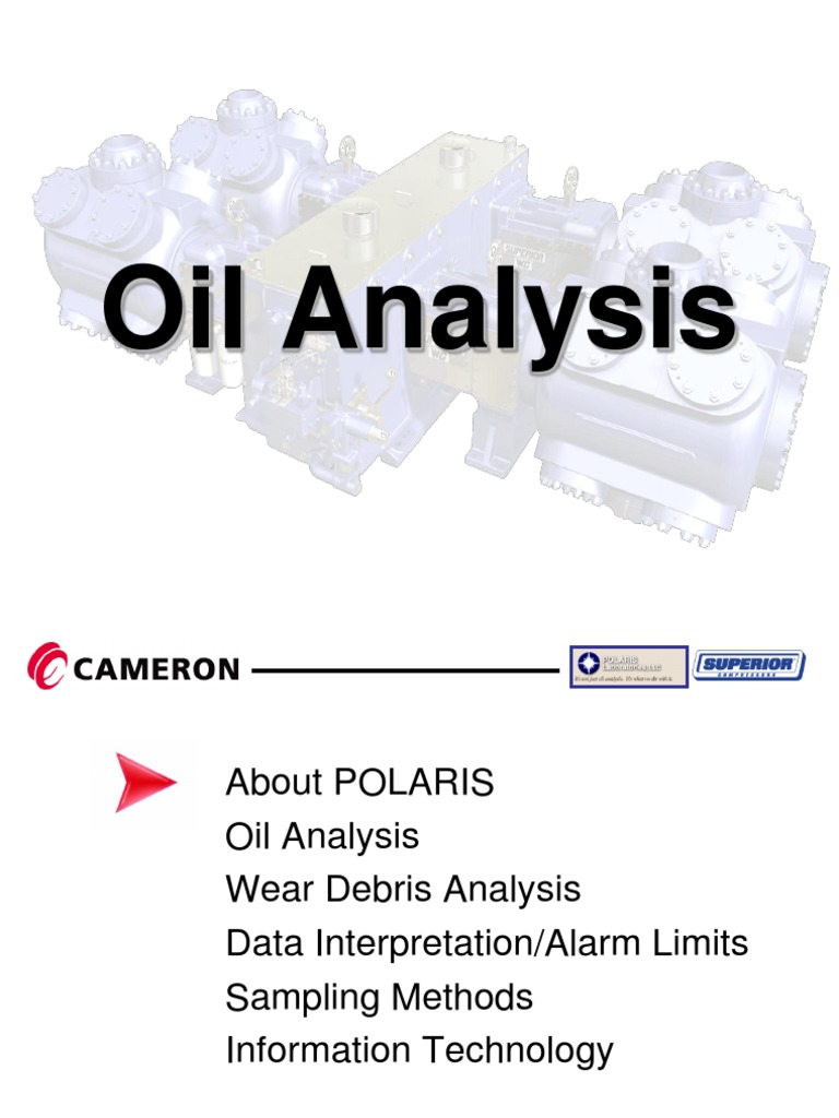 Comprehensive Oil Analysis Guide | PDF | Viscosity | Wear