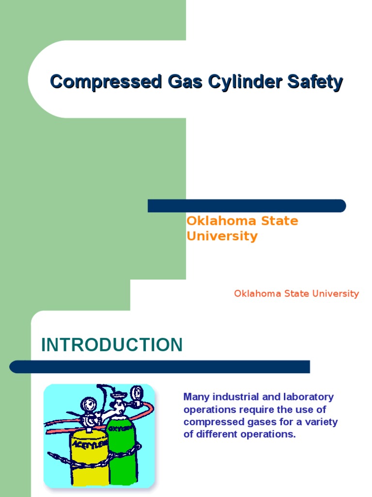 Compressed Gas Cylinder Safety Guidelines | PDF | Valve | Gases