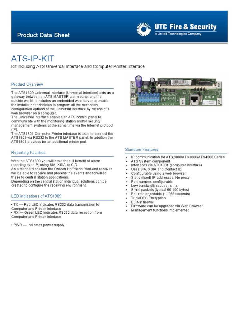 Ats Ip Kit | PDF | Transmission Control Protocol | Port (Computer ...