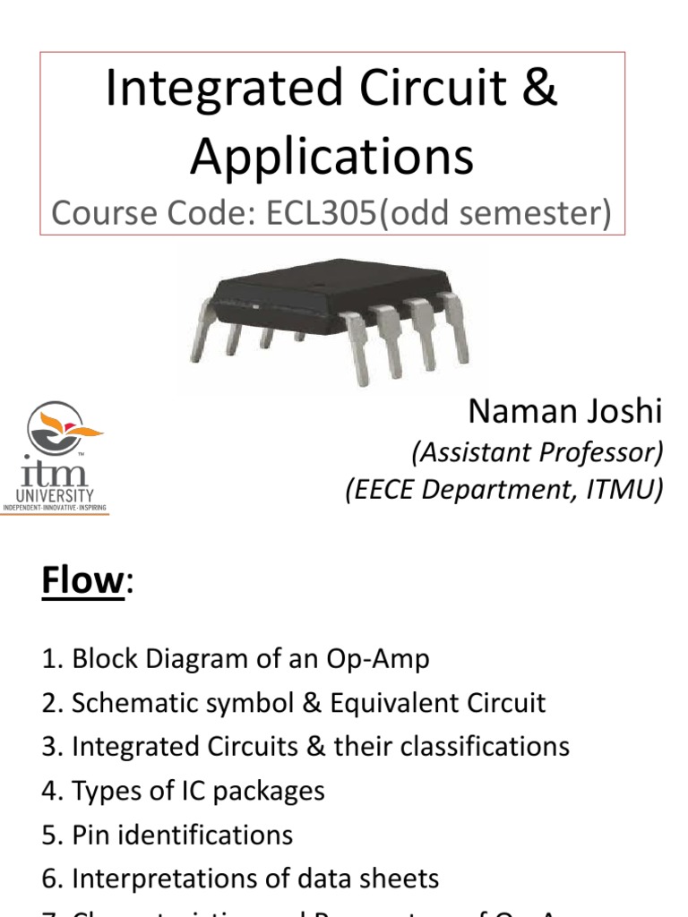 Ic Unit Ii | PDF | Operational Amplifier | Integrated Circuit