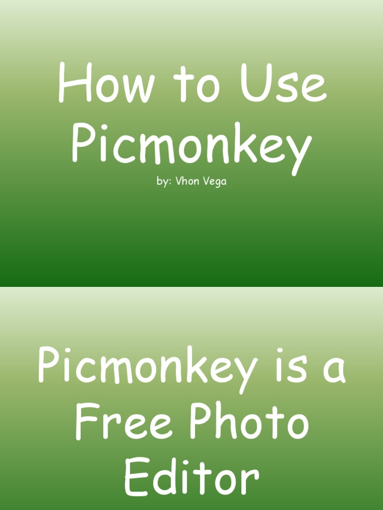 How To Use Picmonkey | PDF | Facebook | Multimedia
