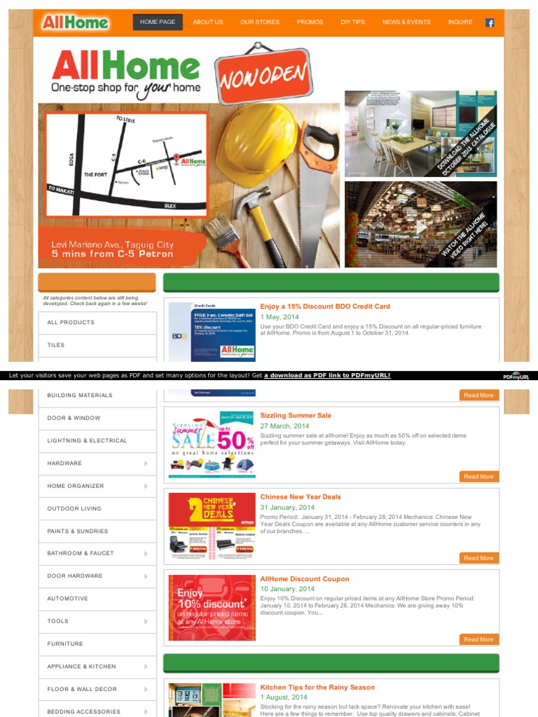 All Home | PDF | Furnishings And Furniture | Retail