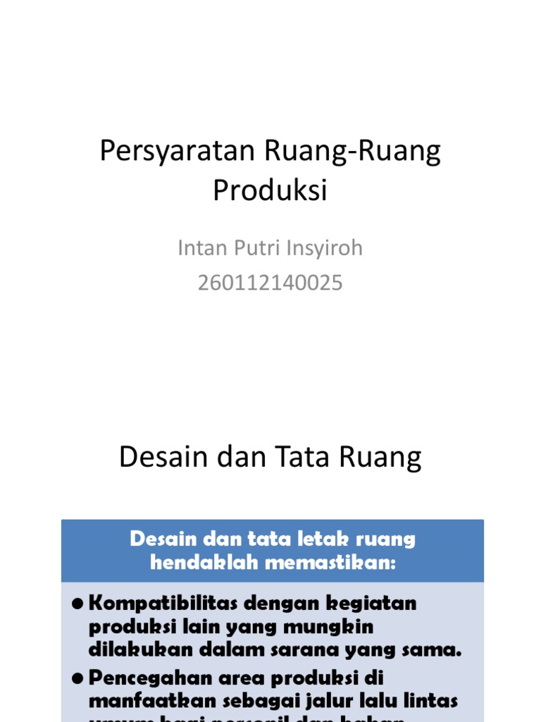 Desain & Tata Letak Ruang Produksi | PDF | Teknologi & Rekayasa