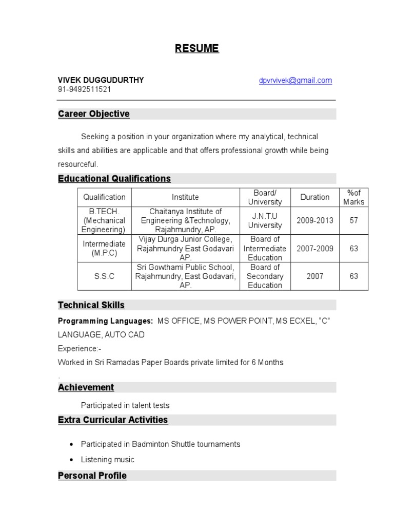 VIVEK RESUME New | PDF