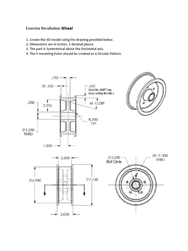 Tutorial para Hacer Rin y Botella en Solidworks | PDF | Cartesian ...