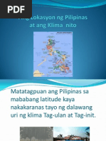 AP Aralin 5 Mga Salik Na May Kinalaman Sa Klima NG Bansa | PDF