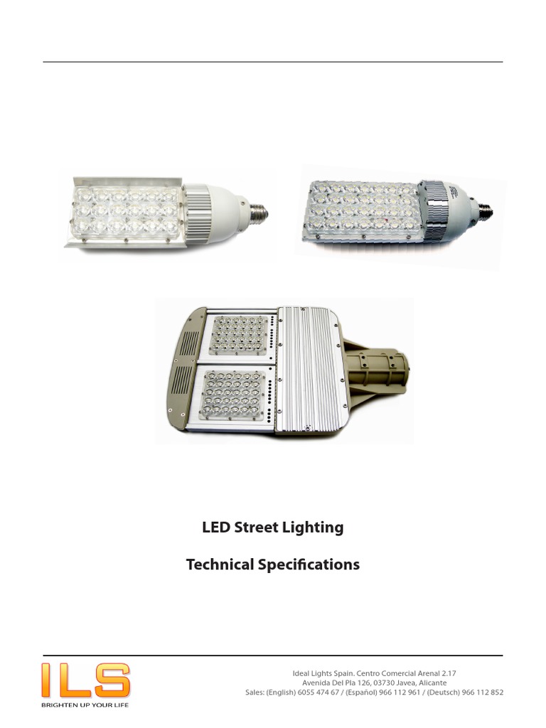 LED Street Lighting | PDF | Lighting | Light Emitting Diode