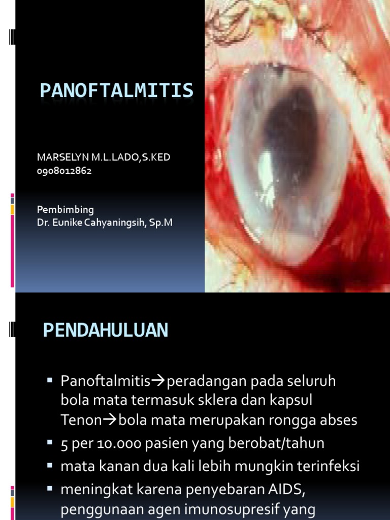 Panoftalmitis | PDF