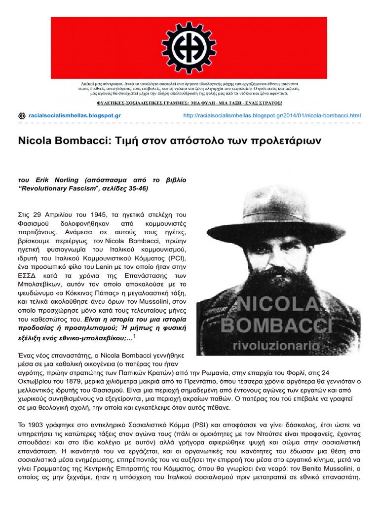 Nicola Bombacci | PDF