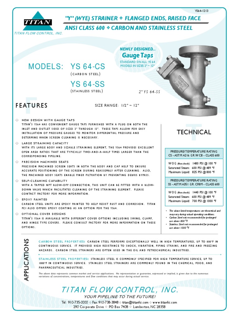 Ys 64 | PDF | Gas Technologies | Mechanical Engineering