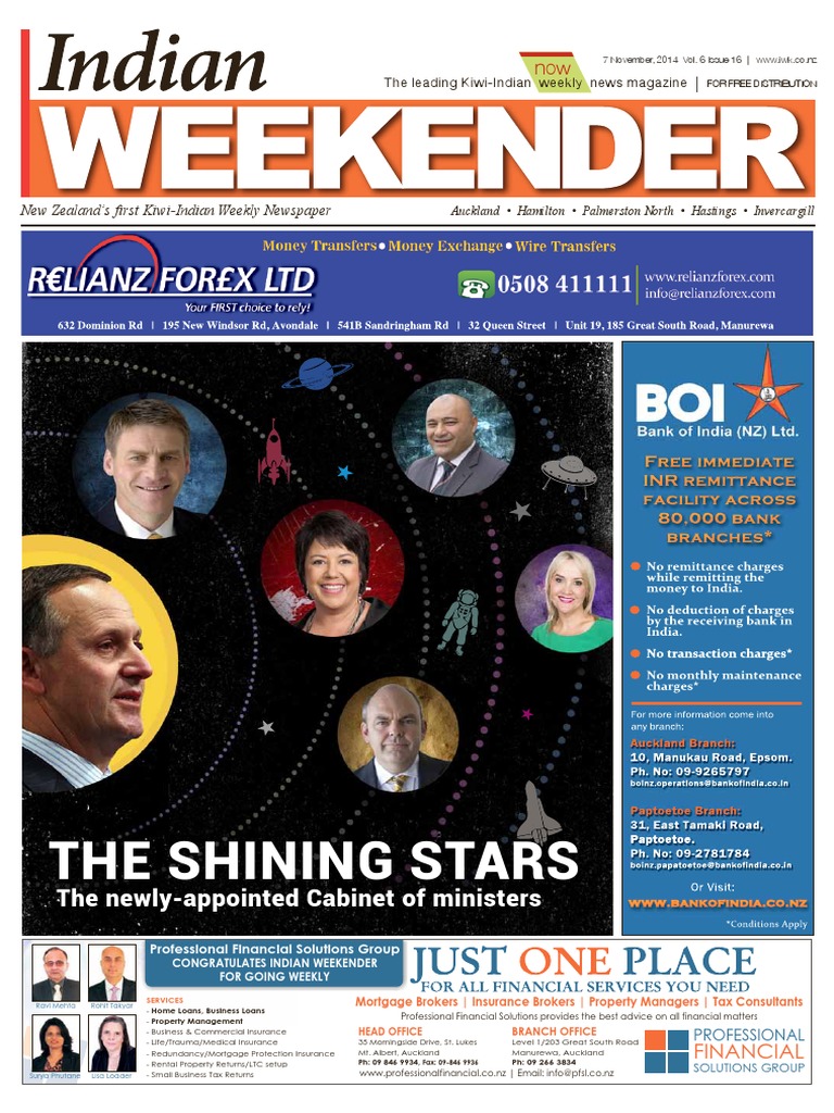 Indian Weekender 07 November 2014 | PDF | Immigration | Government