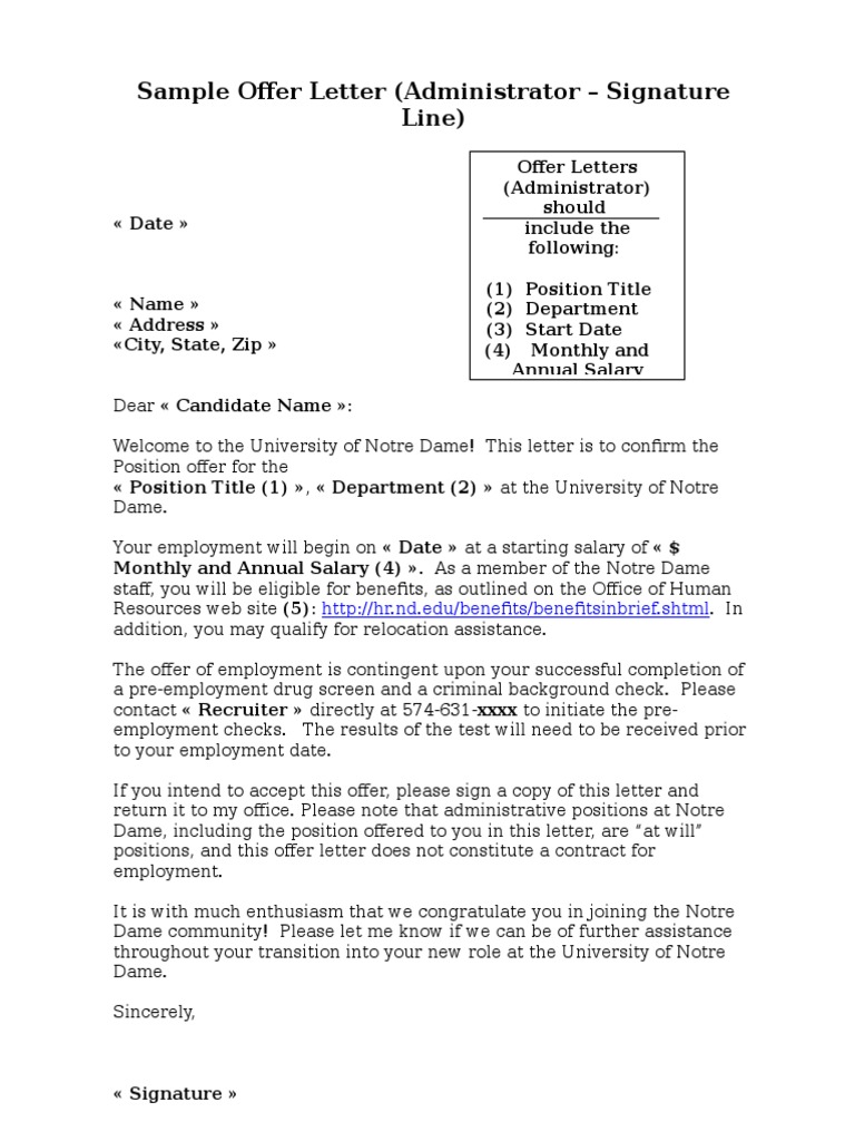 New Zealand Job Offer Letter Sample | PDF | Employment | Government