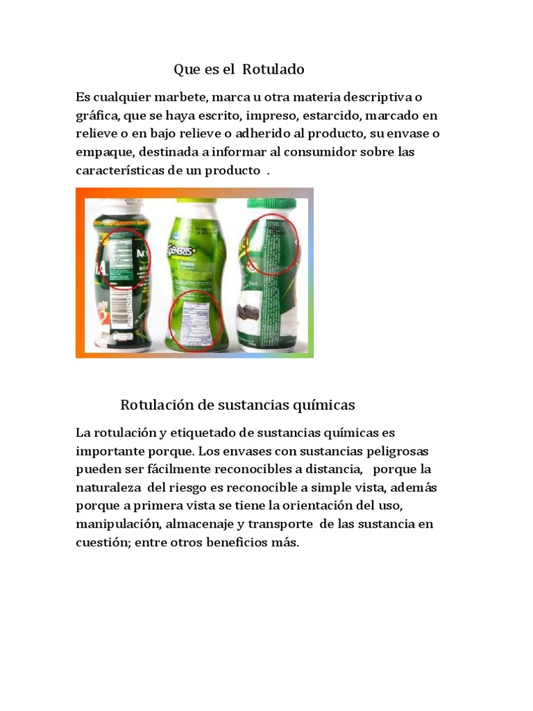 Que Es El Rotulado