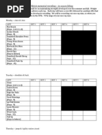 Ryan Humiston Workout - Shareable | PDF | Anatomical Terms Of Motion ...