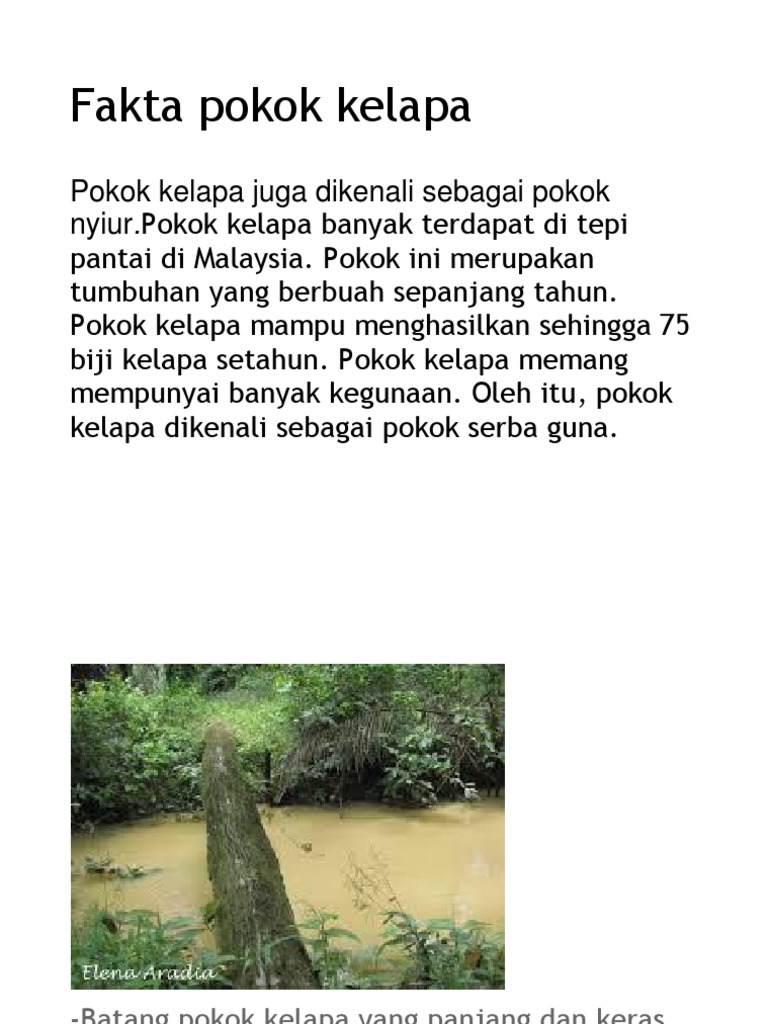 Fakta Pokok Kelap1 | PDF
