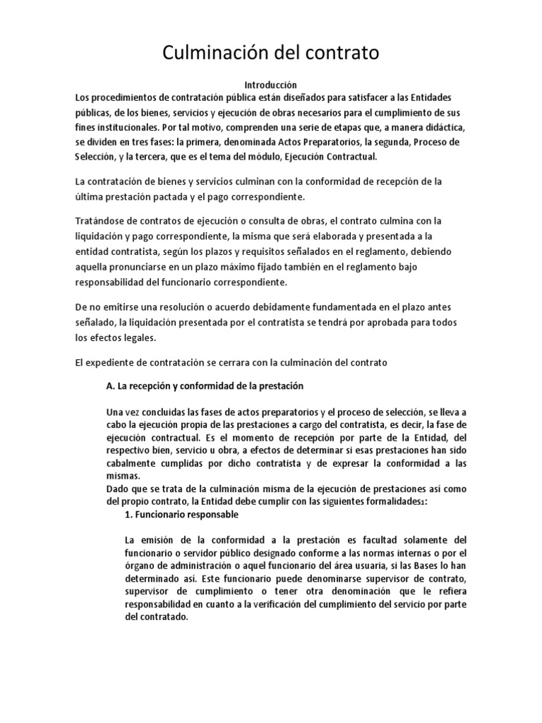 Culminación Del Contrato Doc
