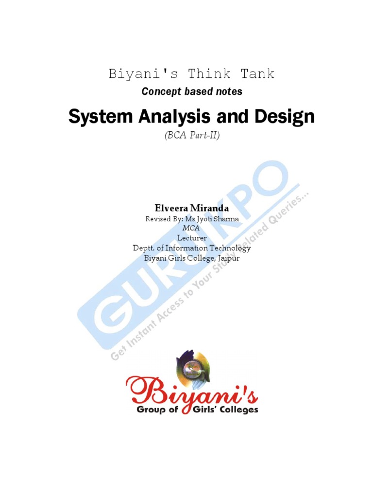 System Analysis and Design | PDF | Software Development Process | Feasibility Study