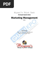 Marketing Management Lecture Notes PDF | PDF | Marketing | Market ...