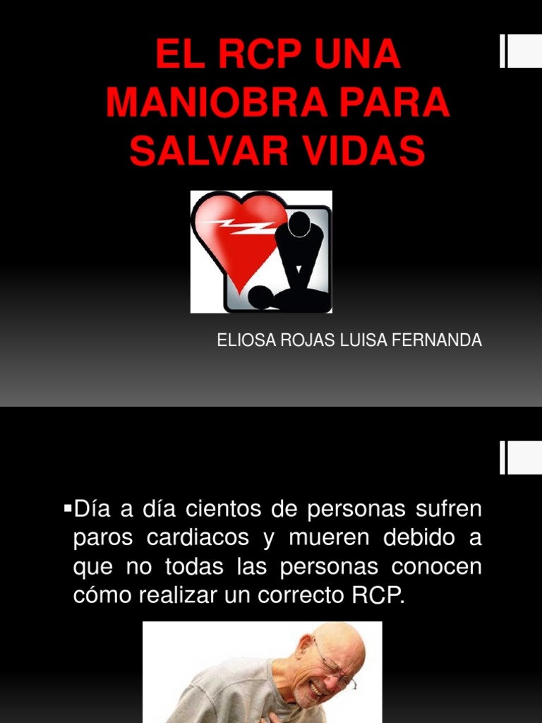 RCP Diapositivas | PDF | Reanimación cardiopulmonar | Sistema ...