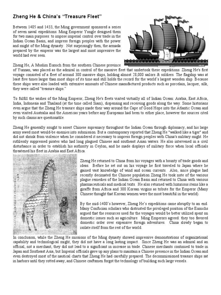 Zheng He and China's Massive Maritime Missions: The Rise and Fall of ...