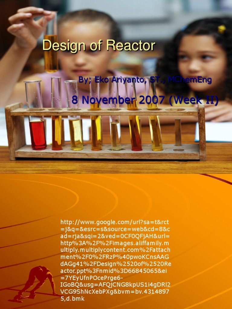 Design of Reactor | PDF | Chemical Reactor | Chemical Reaction Engineering