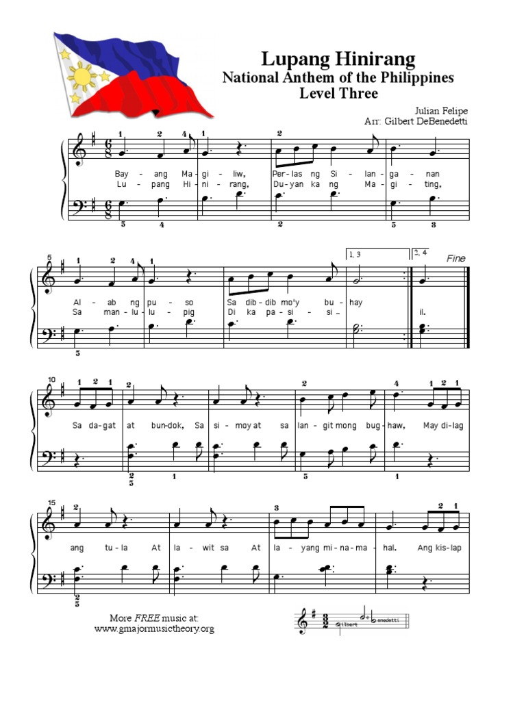 Philippines National Anthem | PDF