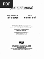 Hadestown Full Script | PDF | Greek Underworld