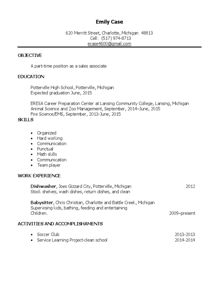 Animal Science Resume | PDF
