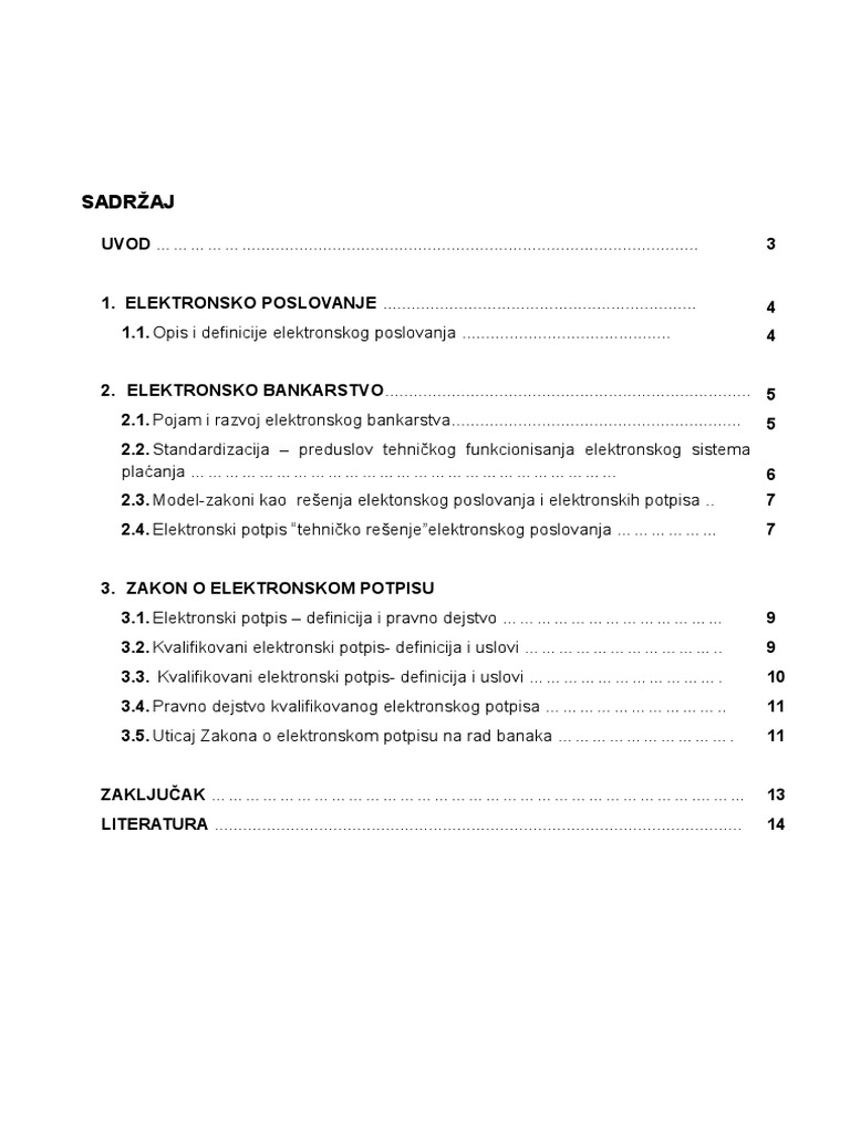 Elektronsko Poslovanje Elektronski Potpis | PDF