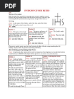 Catholic Mass One Sheet Booklet | Priest | Priesthood (Catholic Church)