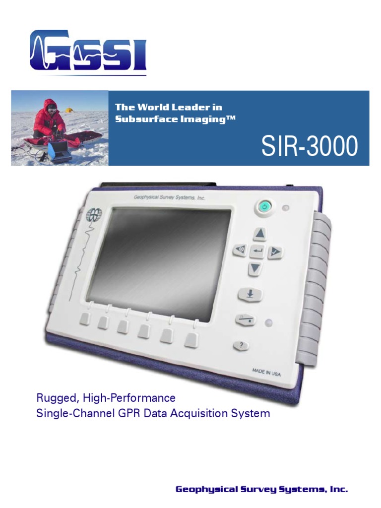 Gssi Sir 3000brochure | PDF | Image Scanner | Flash Memory