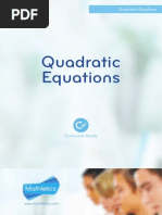 Quadratic Formula Lesson Plan | PDF | Quadratic Equation | Equations