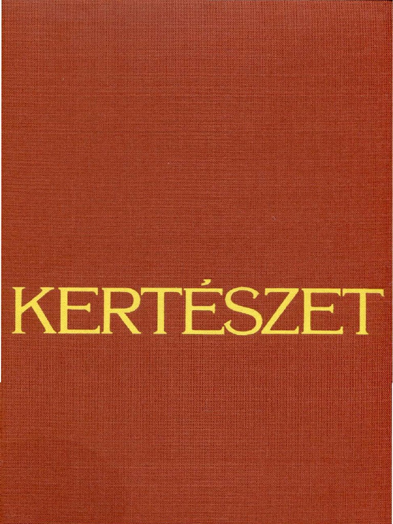 Dr. Cselotei László, Dr. Csider László, Csáky Antal - Kertészet | PDF
