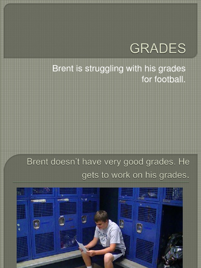Brent's Football Grade Struggles | PDF