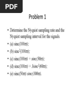 Assignment1 Solution Chap1 2 | PDF | Sampling (Signal Processing) | Bit Rate