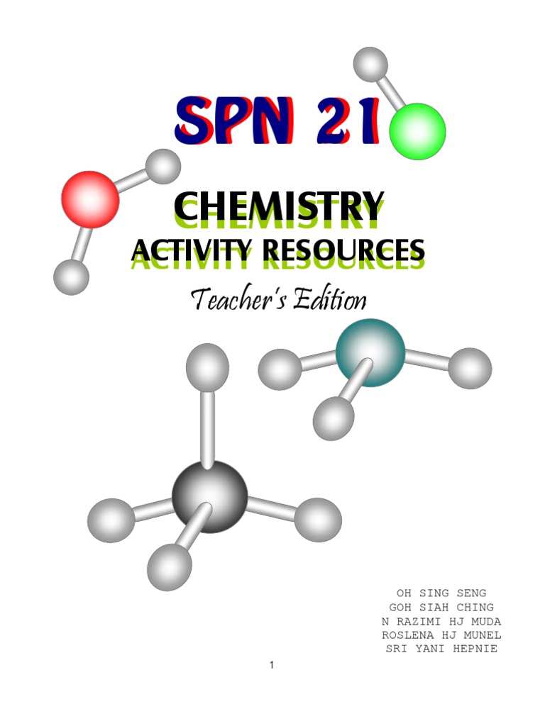 Activity Resources (Teacher's Edition) - 2 Years | PDF | Titration ...