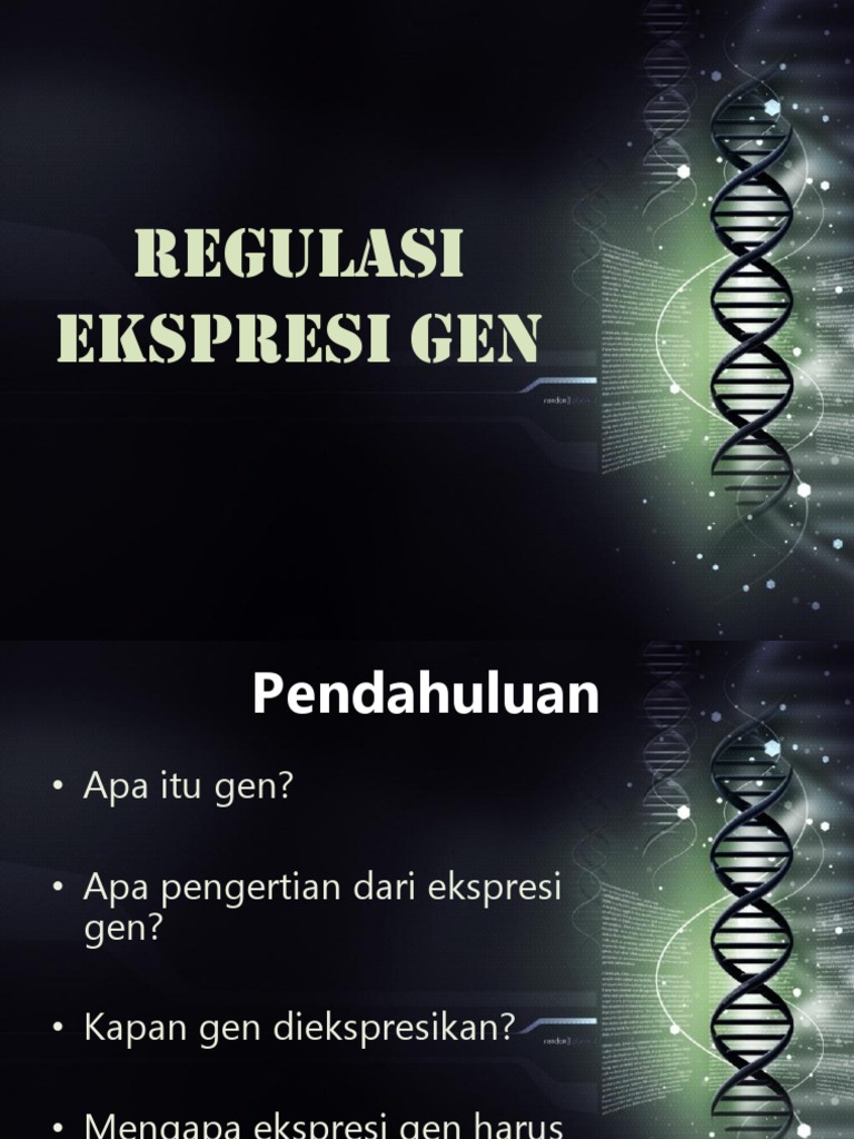 Regulasi Ekspresi Gen | PDF