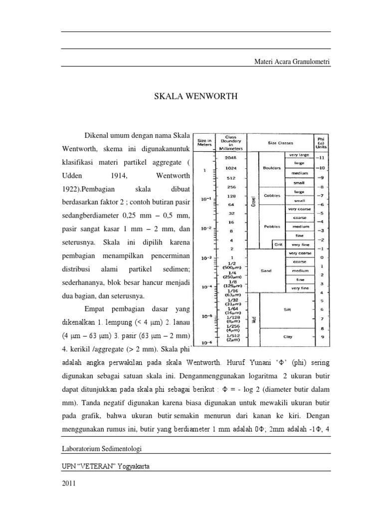 Skala Wentworth | PDF