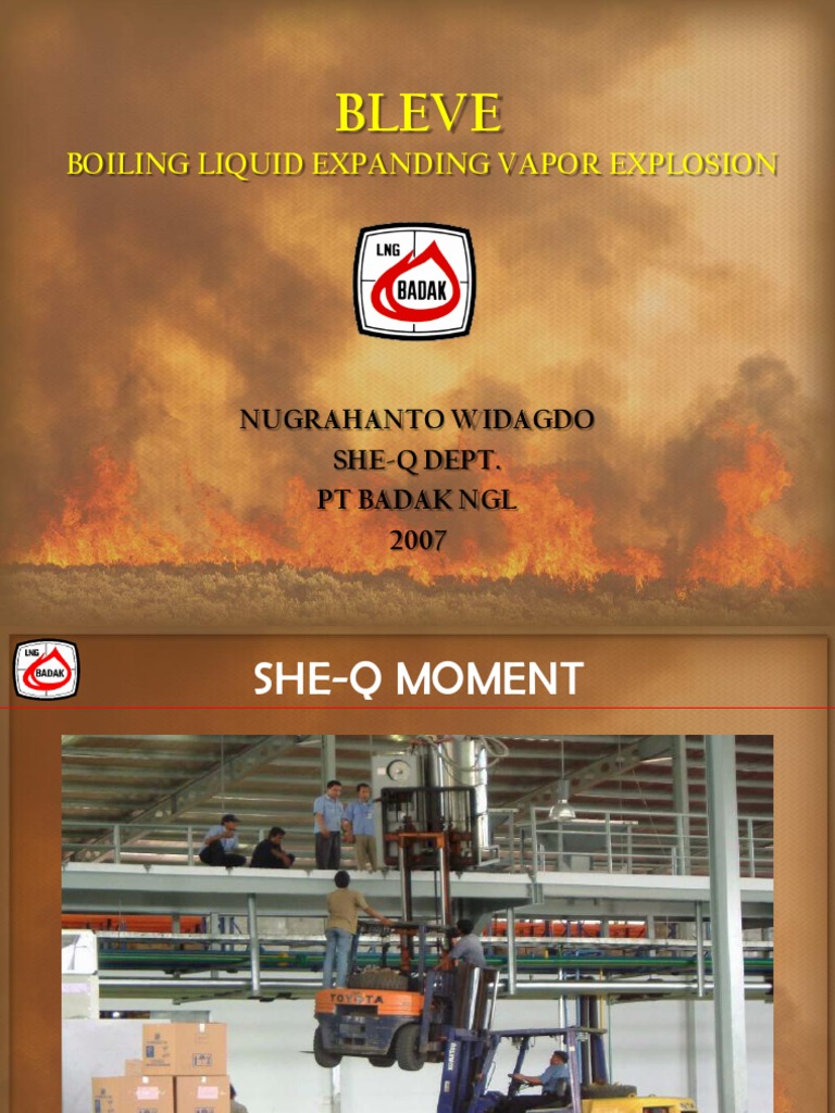 Bleve: Boiling Liquid Expanding Vapor Explosion | PDF | Phases Of ...