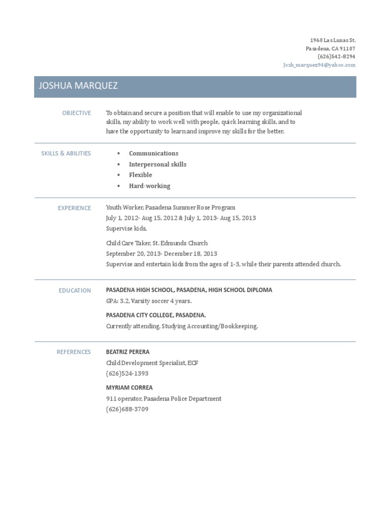 Josh Resume | PDF | Wellness