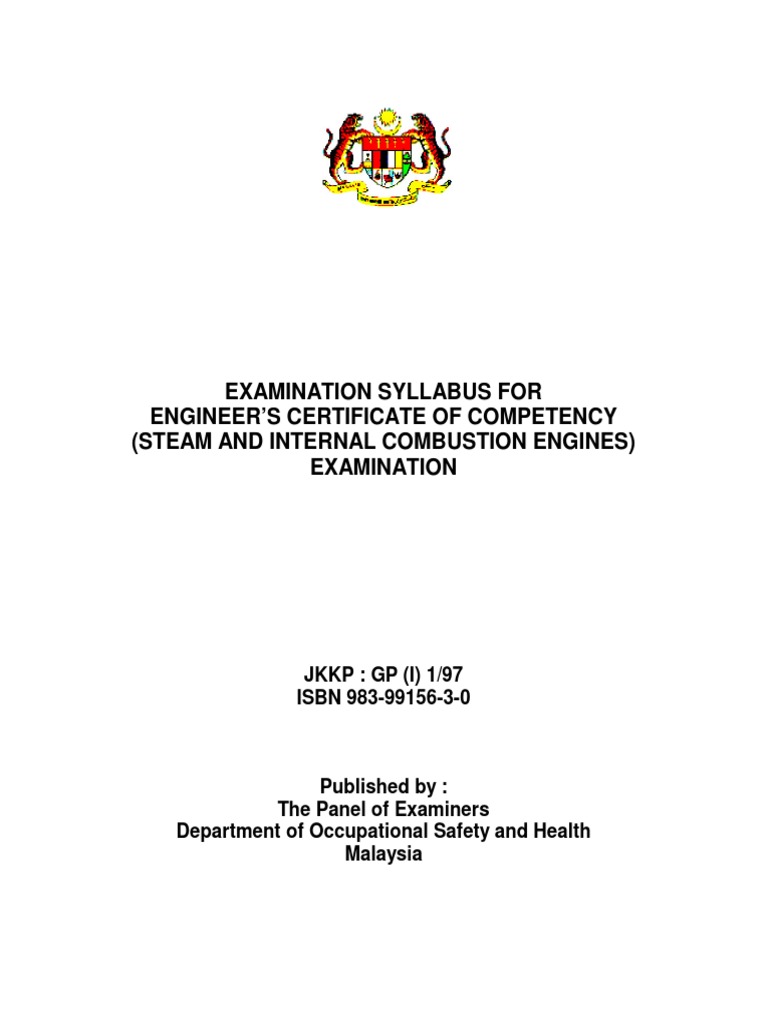 Steam Engineer Competency Syllabus | PDF | Computers | Technology ...