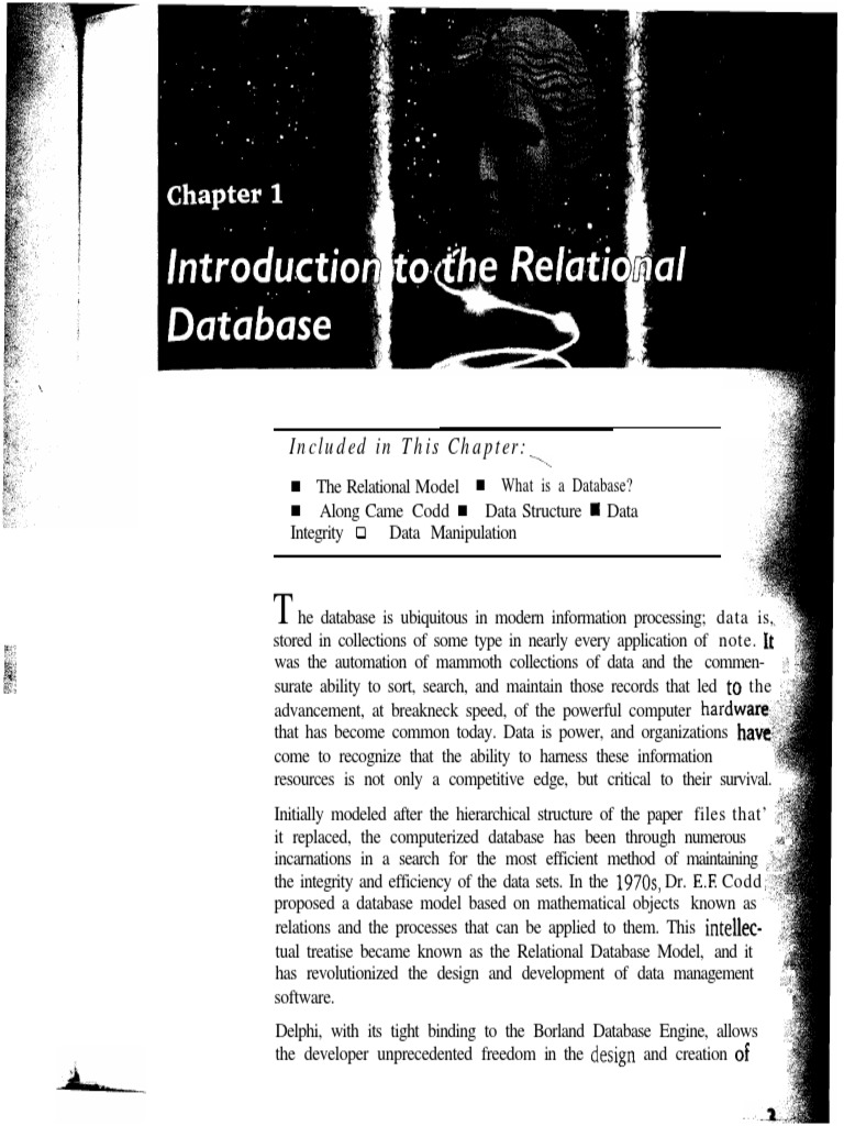 Tomes of Delphi - Win32 Database Developers' Guide | PDF | Relational Database | Relational Model