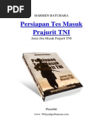 Persiapan TKD Akademi TNI-Panitia TNI | PDF