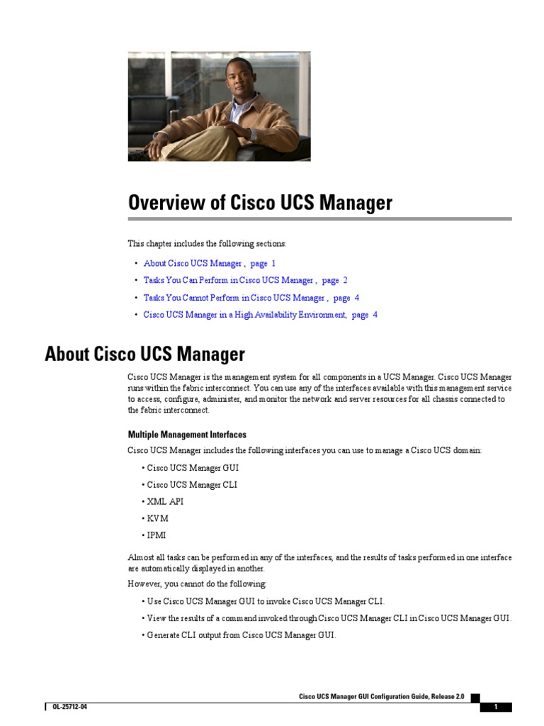 Cisco UCS Manager Overview and Features | PDF | Computer Network ...