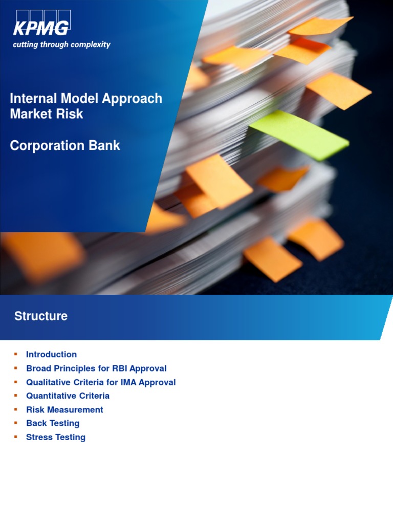 Internal Model Approach | PDF | Value At Risk | Internal Audit