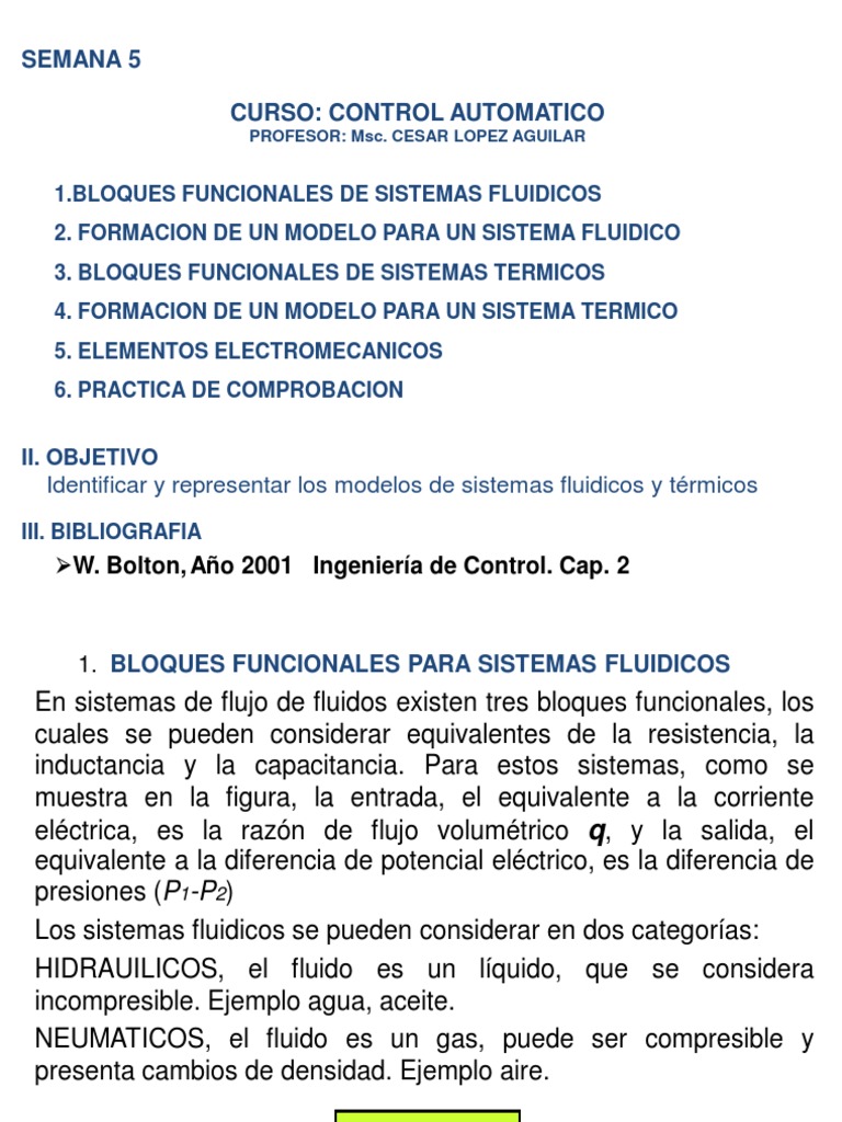 Control Automatico | PDF | Líquidos | Presión