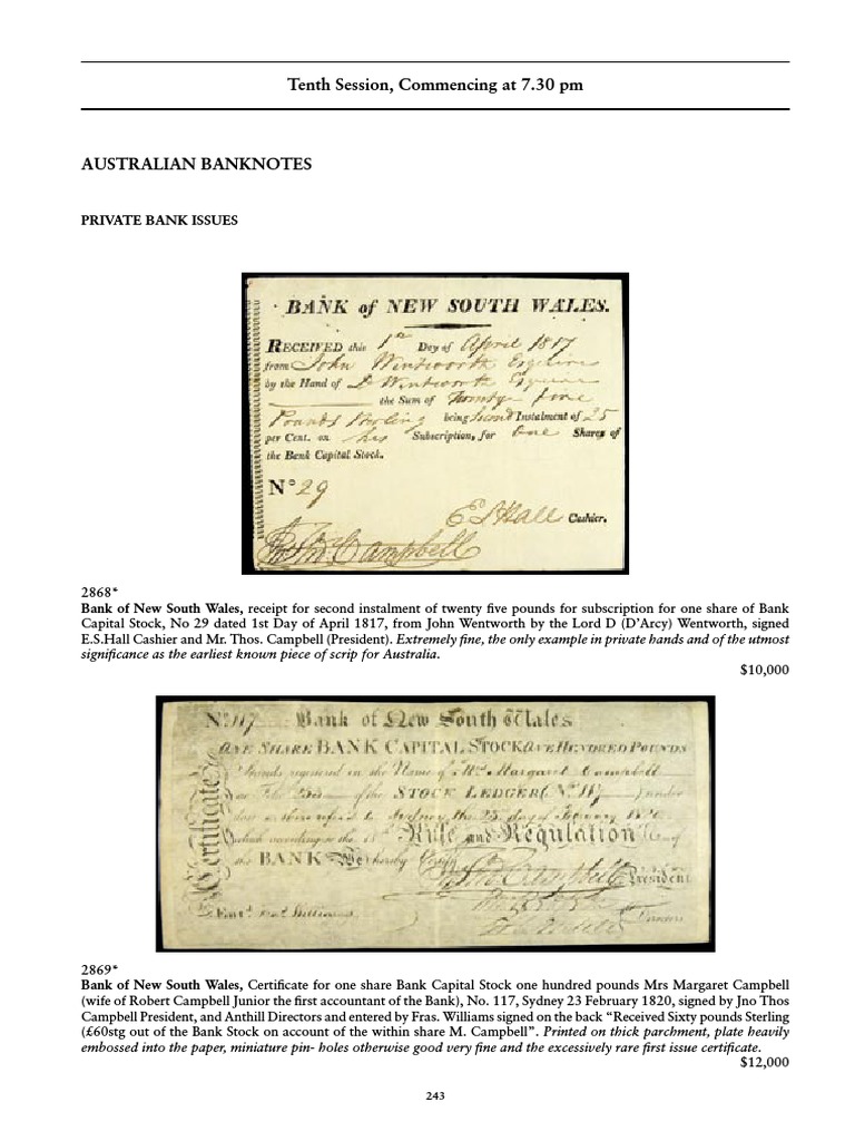 Australian Bank Notes | PDF | Pound Sterling | Banknote