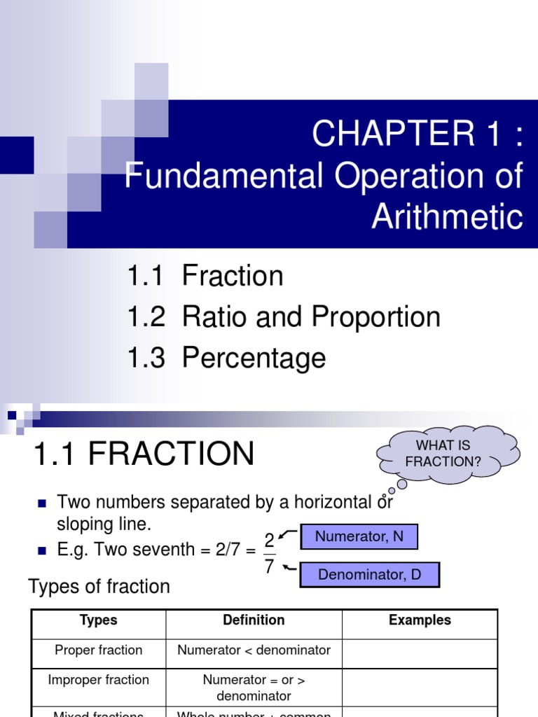 Chapter1 140219121333 Phpapp02 | PDF | Fraction (Mathematics) | Ratio