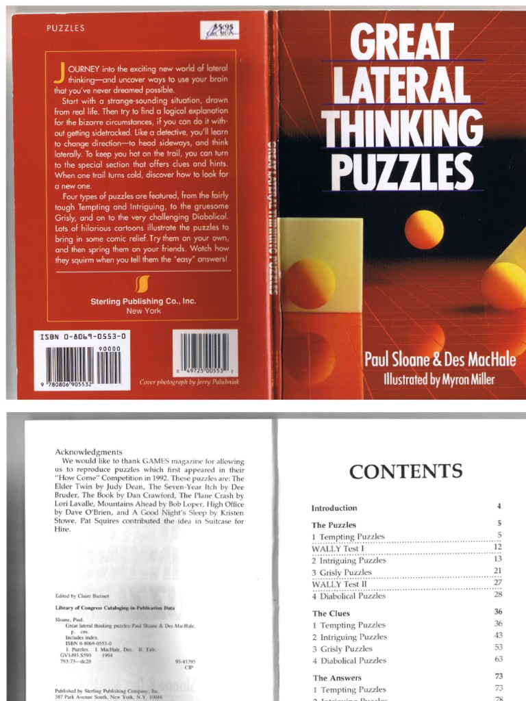 Great Lateral Thinking Puzzles | PDF