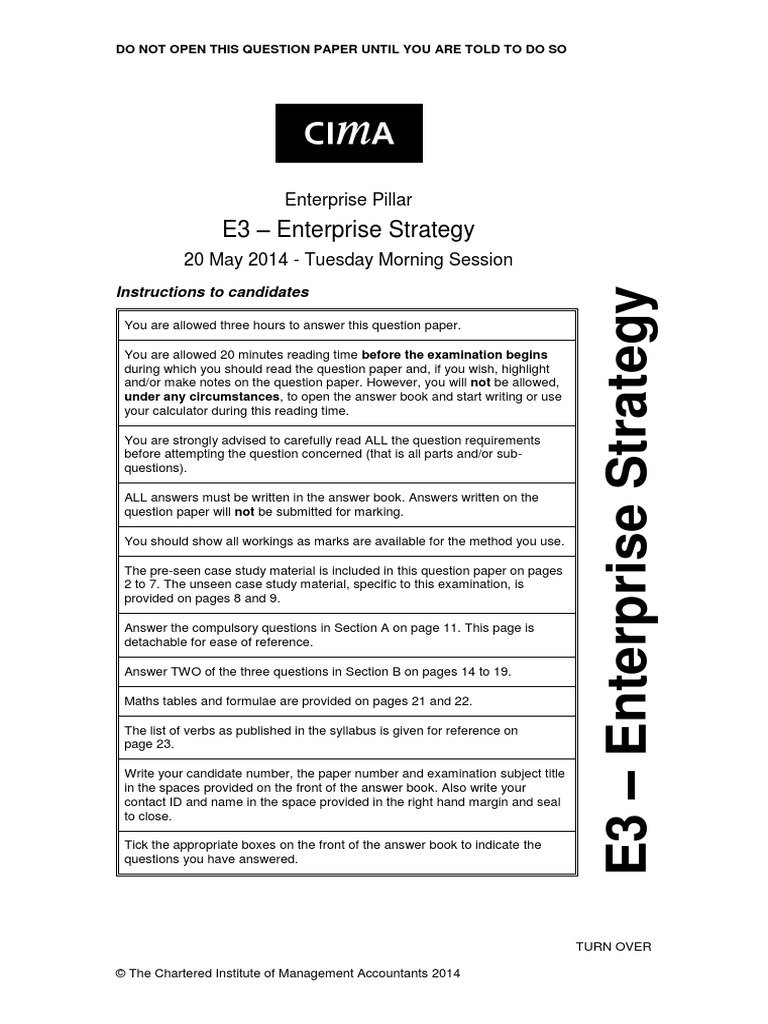 E3 - Enterprise Strategy | PDF | Retail | Corporate Social Responsibility